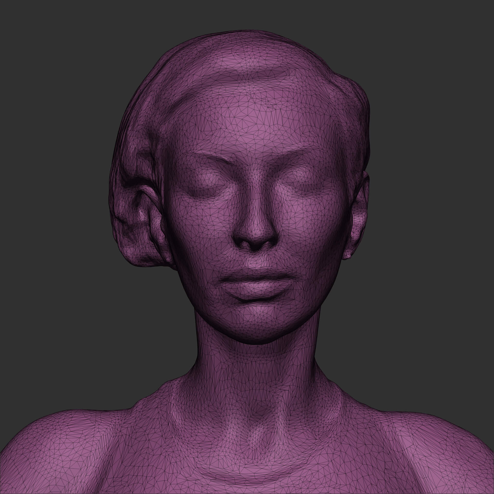 Woman in Yoga Pose 409 - 3D Model by deep3dstudio