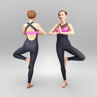 deep3dstudio | 3D Models | Yoga