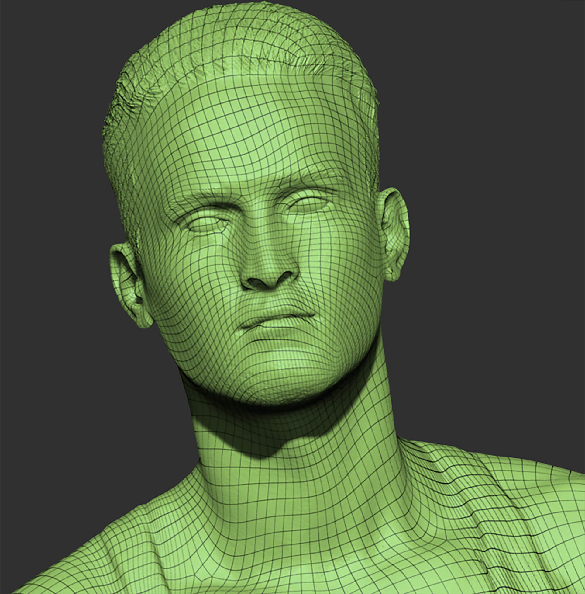 Young Man Running 415 - 3D Model by deep3dstudio