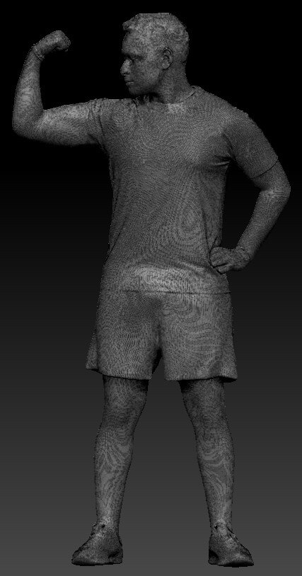 Young Man Showing His Biceps 356 - 3D Model by deep3dstudio