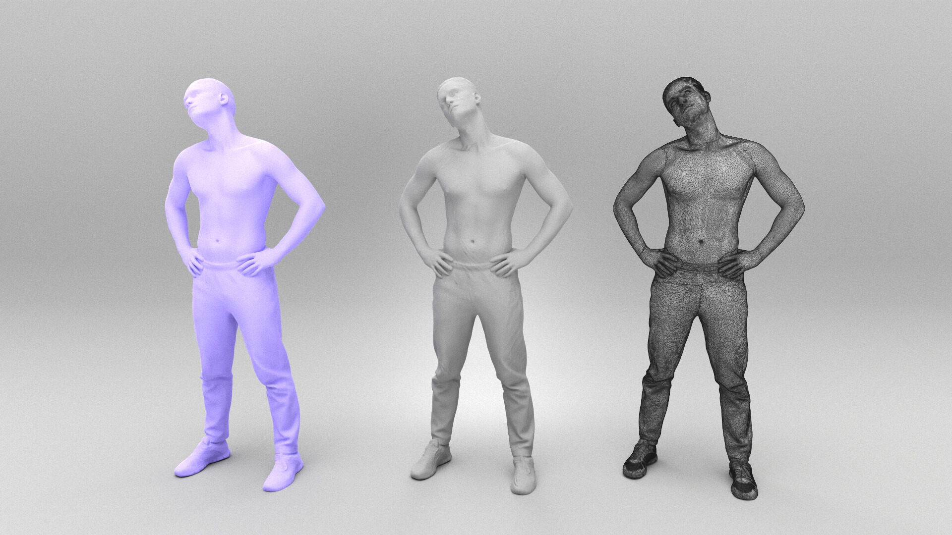 Young Sporty Man Doing Workout 404 - 3D Model by deep3dstudio