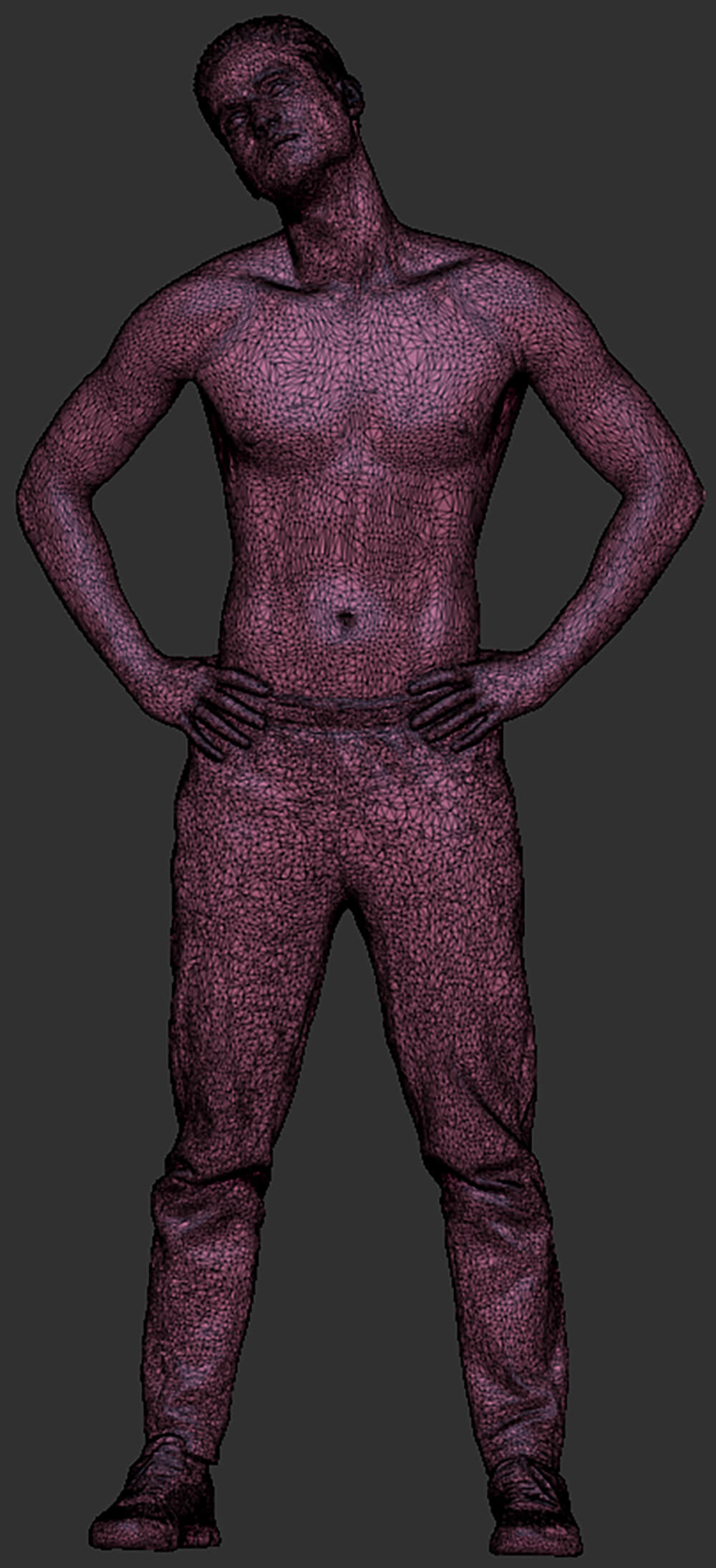 Young Sporty Man Doing Workout 404 - 3D Model by deep3dstudio