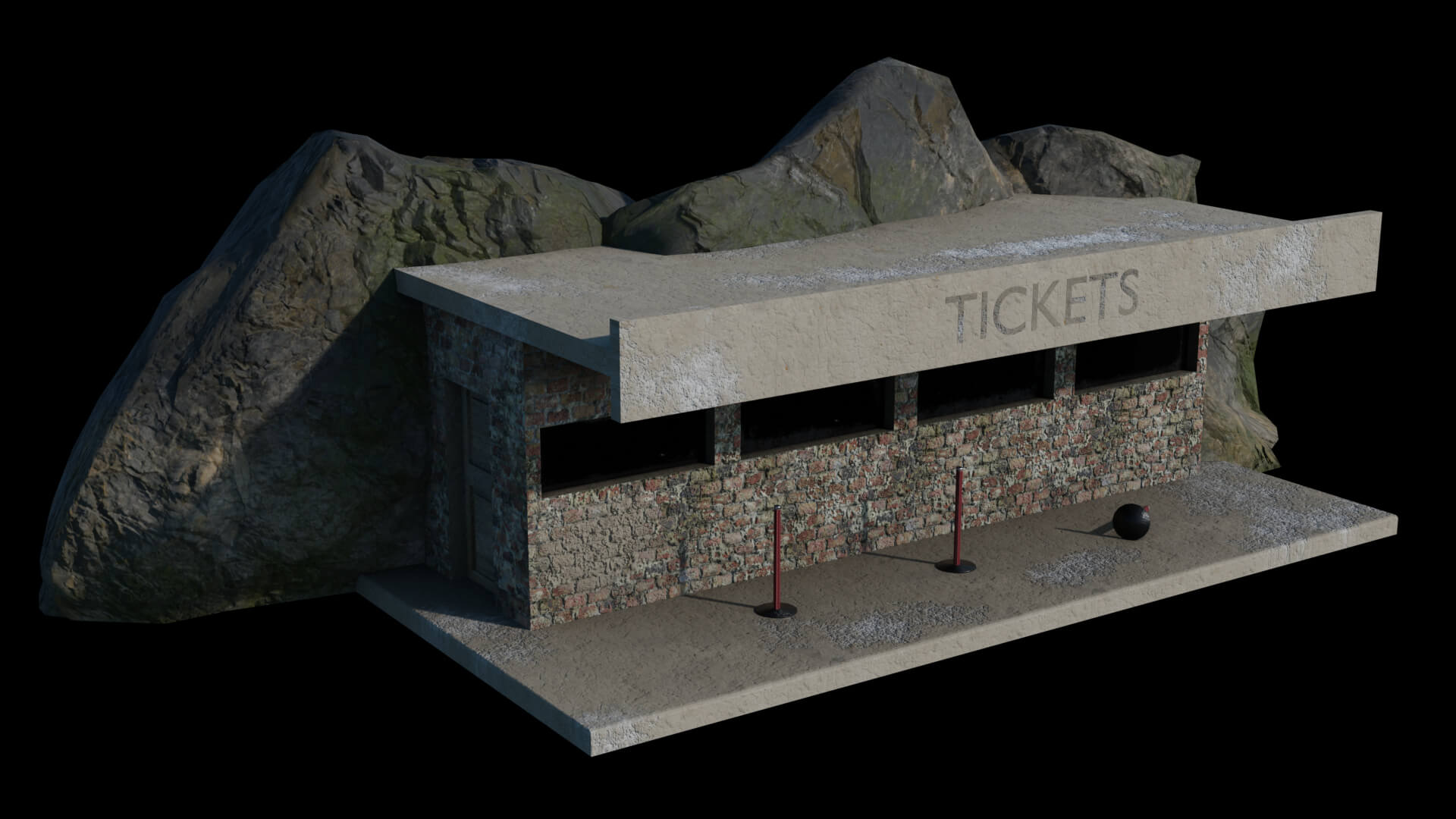 Abandoned Zoo - Asset Pack 3D Model by deezl