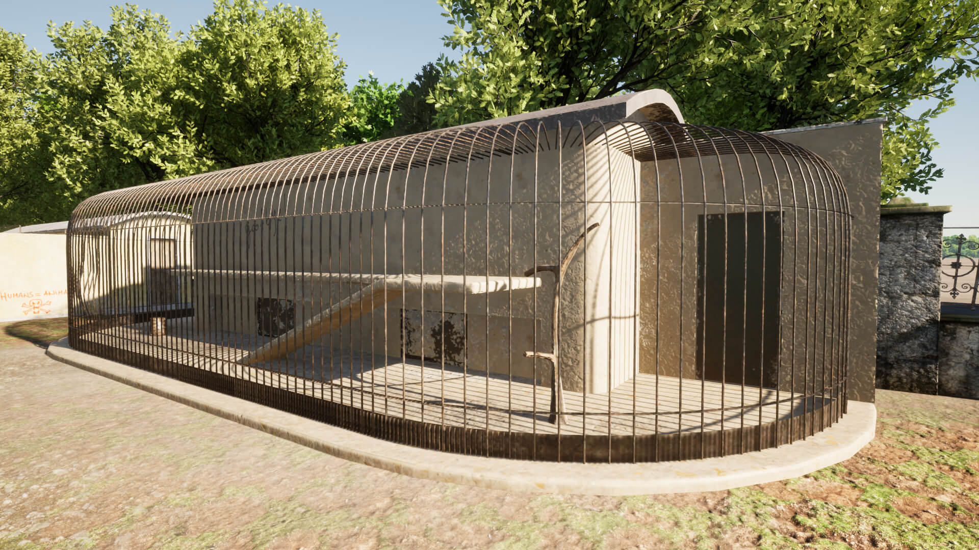 Abandoned Zoo - Asset Pack 3D Model by deezl