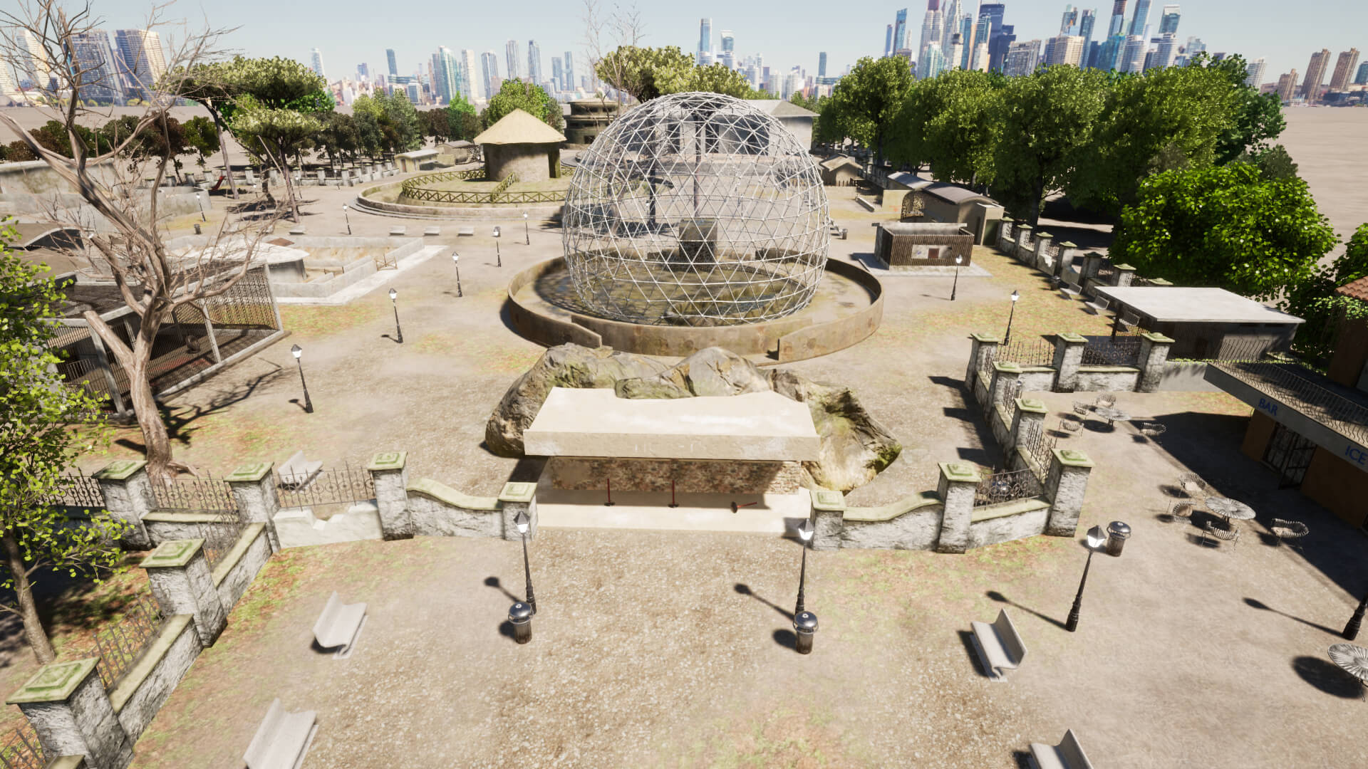 Abandoned Zoo - Asset Pack 3D Model by deezl