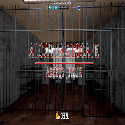 Alcatraz Escape - 3D Model by deezl