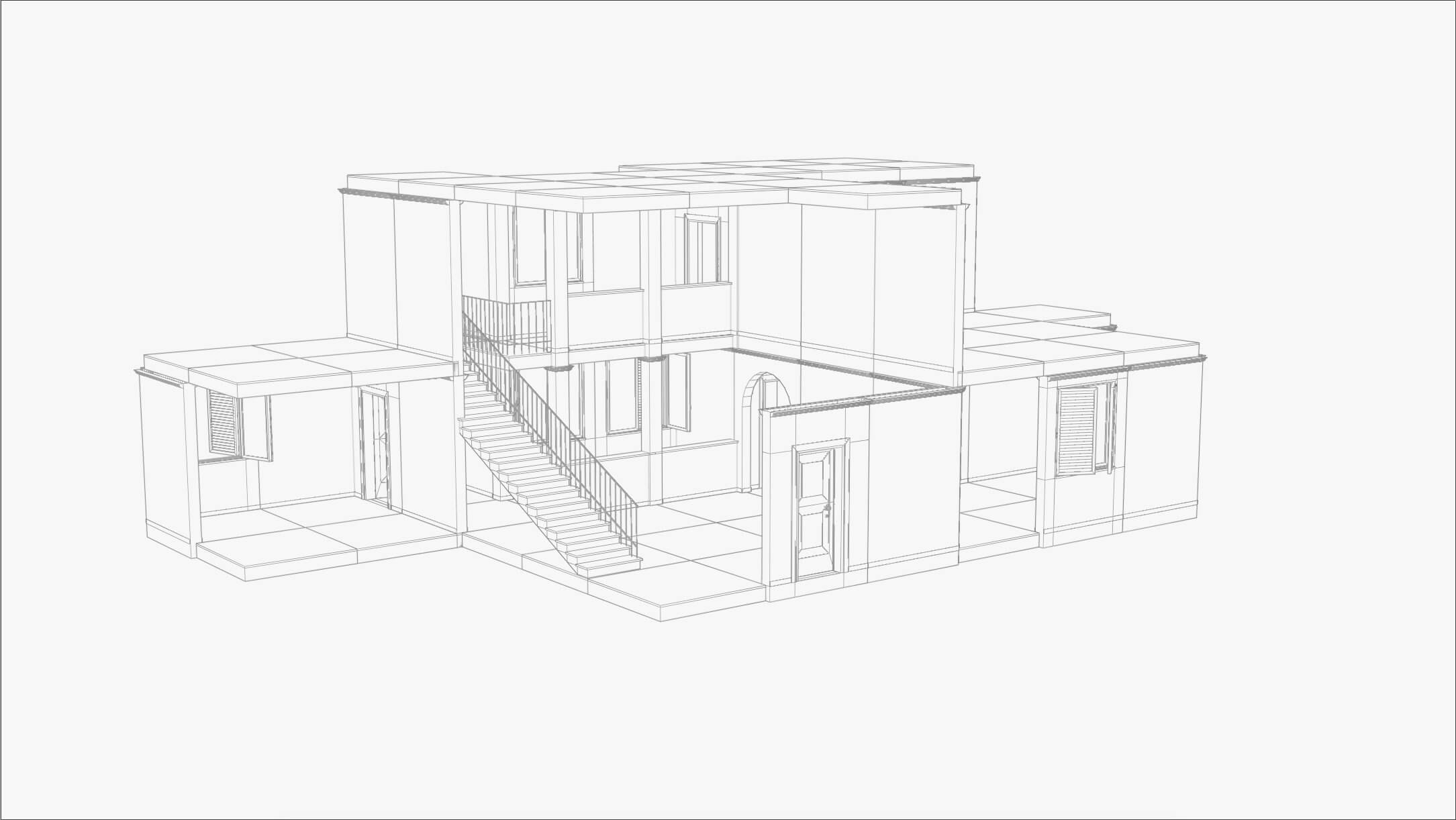 Easy House Generator - 3D Model by deezl