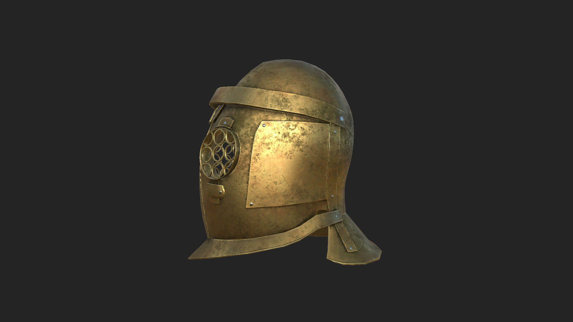 Helmets - Assets Pack 3D Model by deezl