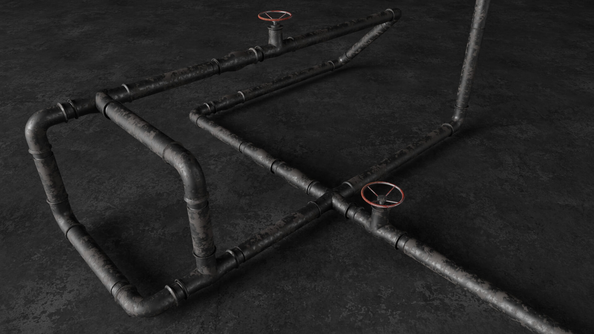 Pipe - Asset Pack 3D Model by deezl