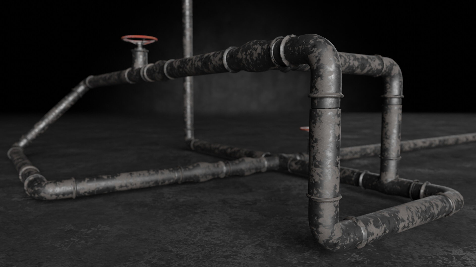 Pipe - Asset Pack 3D Model by deezl