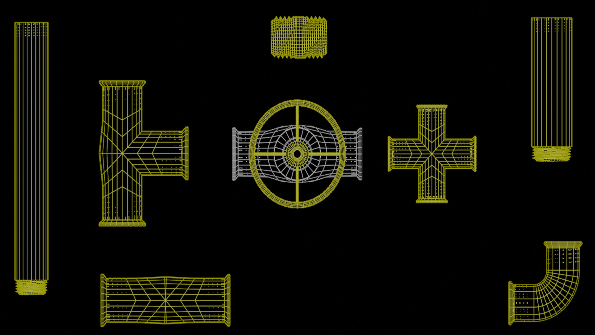 Pipe - Asset Pack 3D Model by deezl