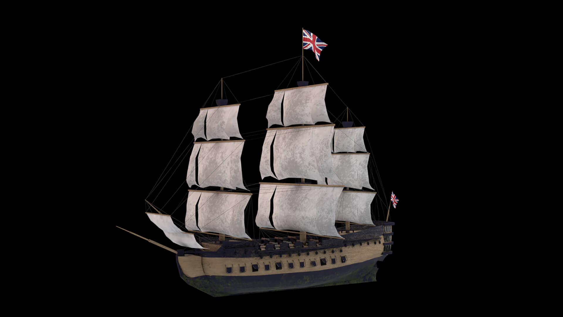 Pirate's Cove - Sailing Ships 3D Model by deezl