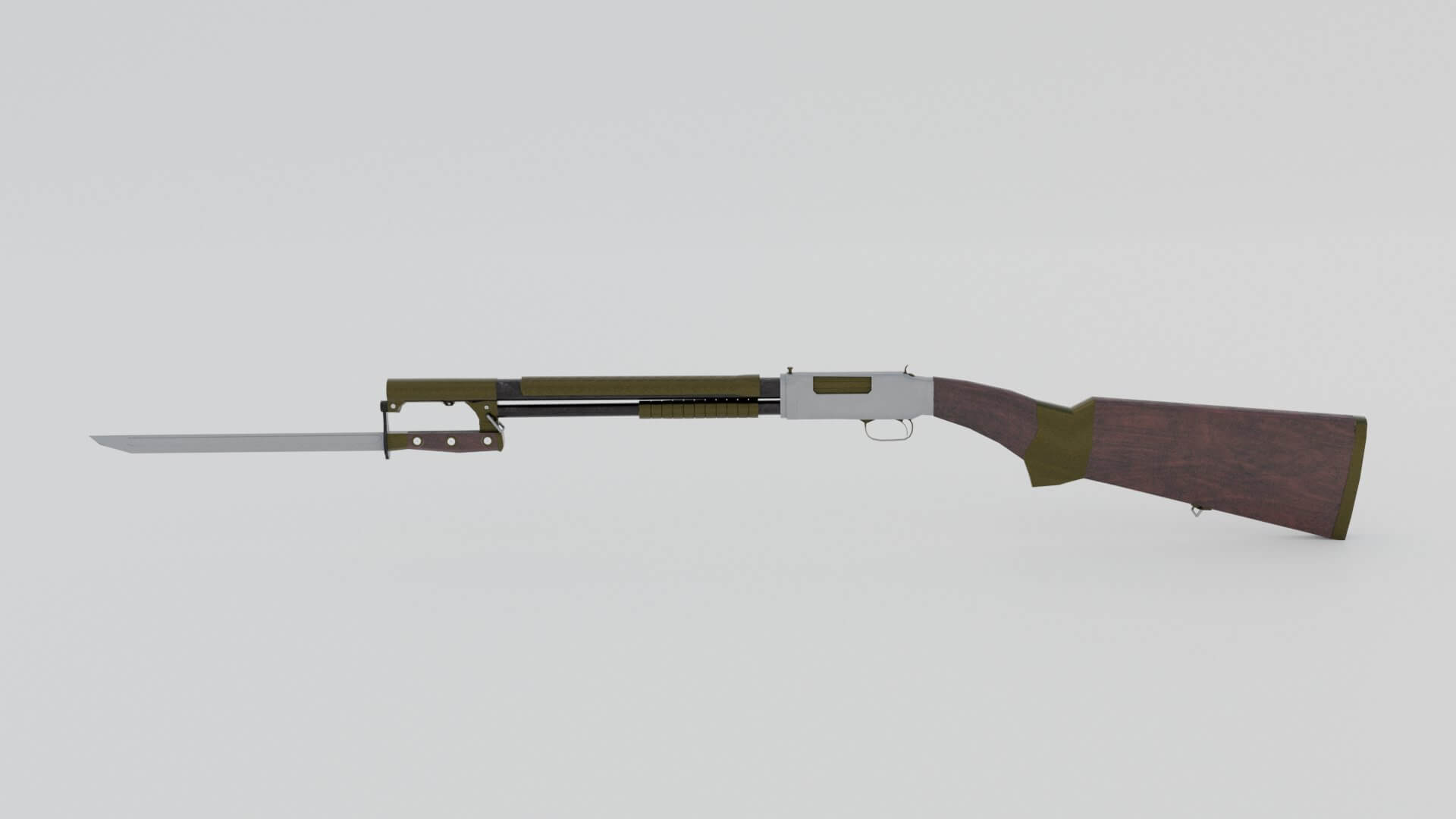 Shotgun WWI - 3D Model by deezl