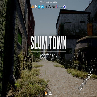 Slum Town - Renewed 3D Model by deezl