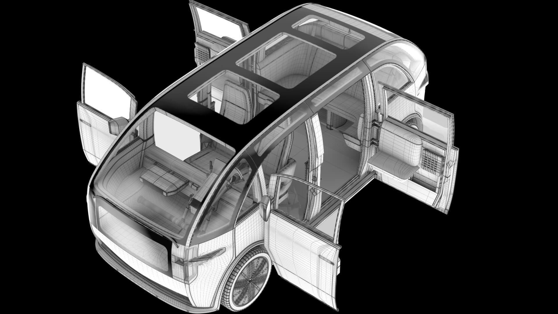 Canoo Vehicle - 3D Model by defost