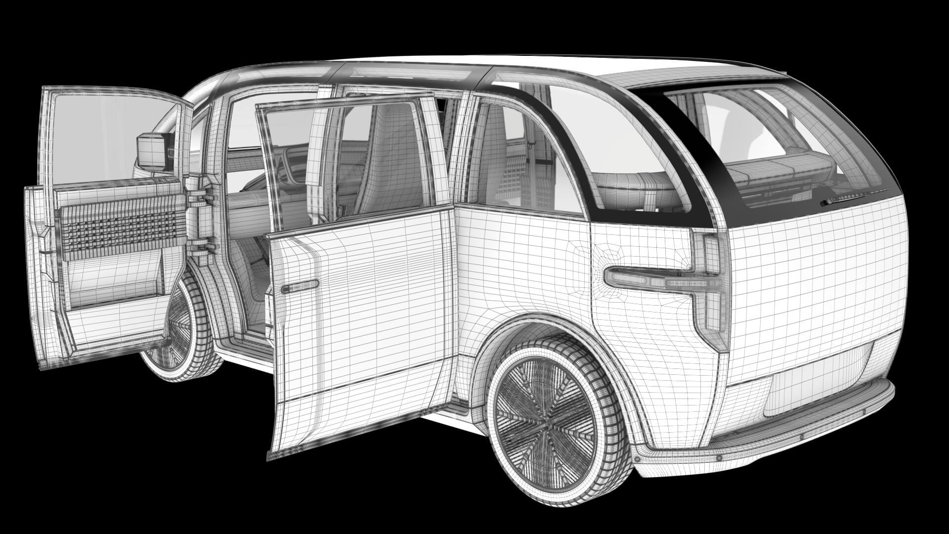 Canoo Vehicle - 3D Model by defost