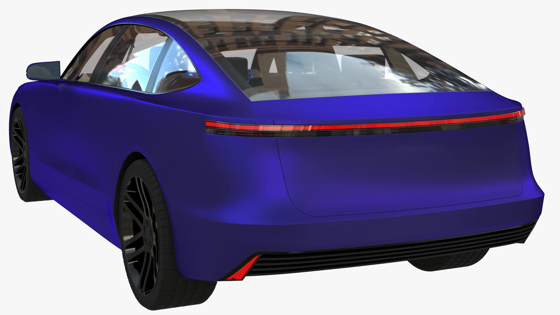 Electric Car 2 - 3D Model by defost