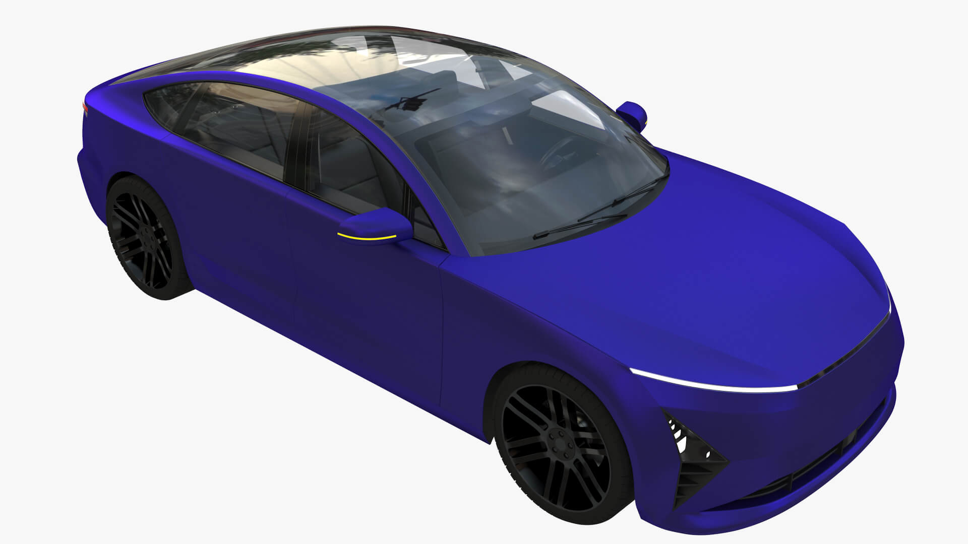 Electric Car 2 - 3D Model by defost
