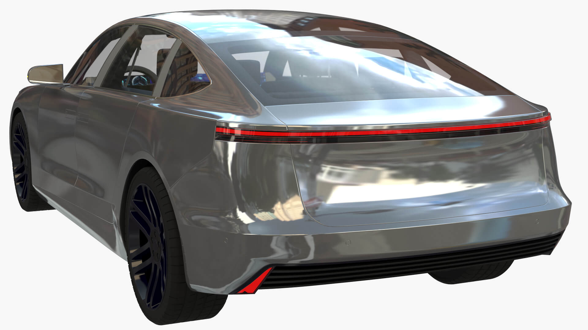 Electric Car 3 - 3D Model by defost