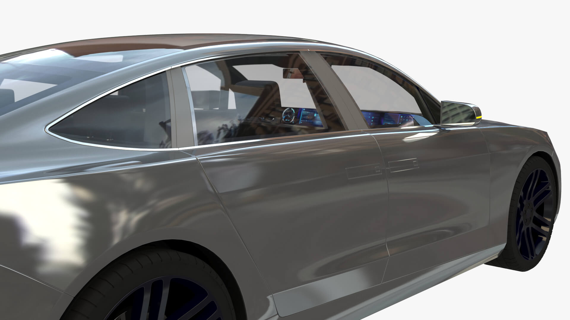 Electric Car 3 - 3D Model by defost