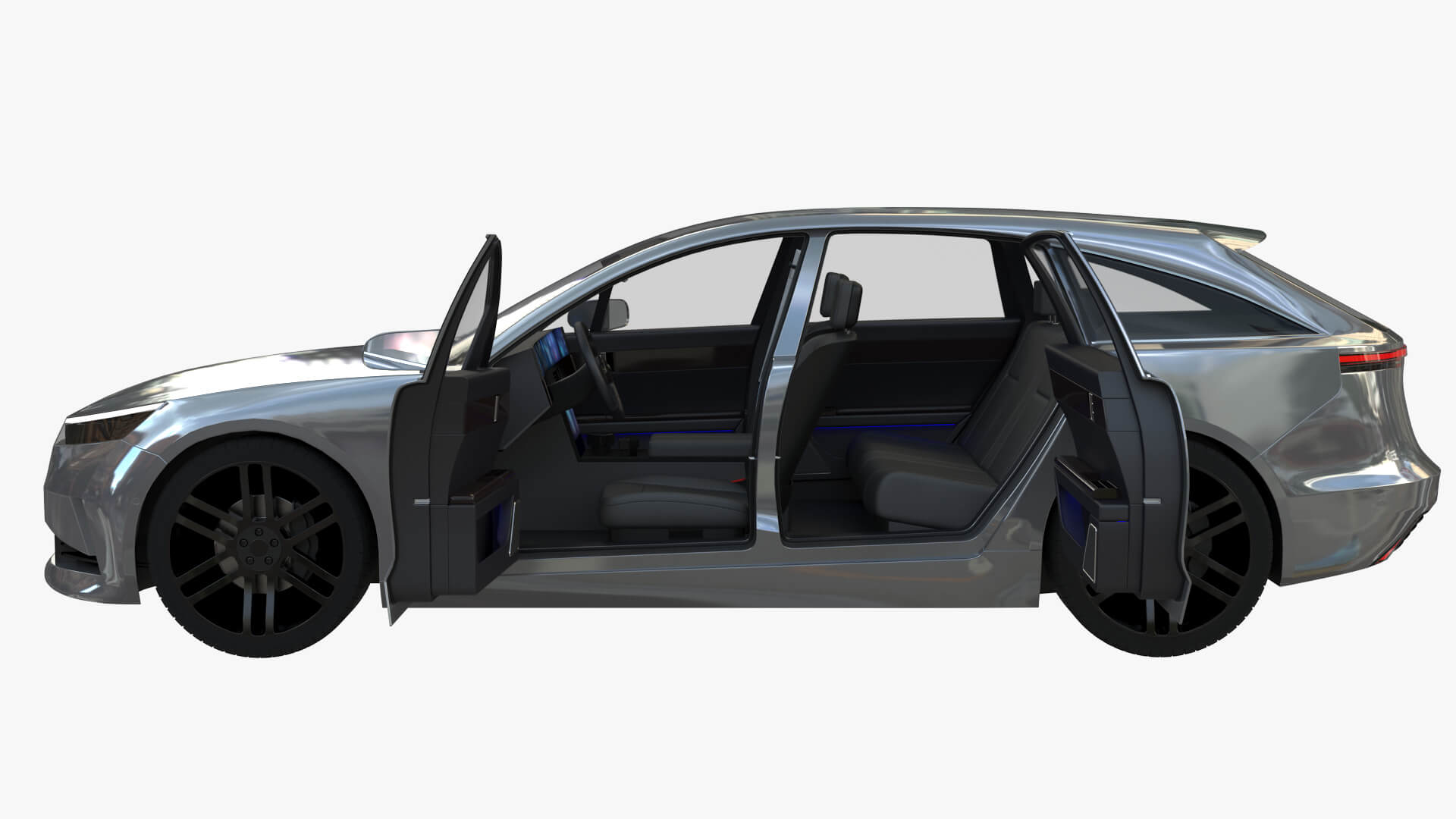 Electric Station Wagon - 3D Model by defost