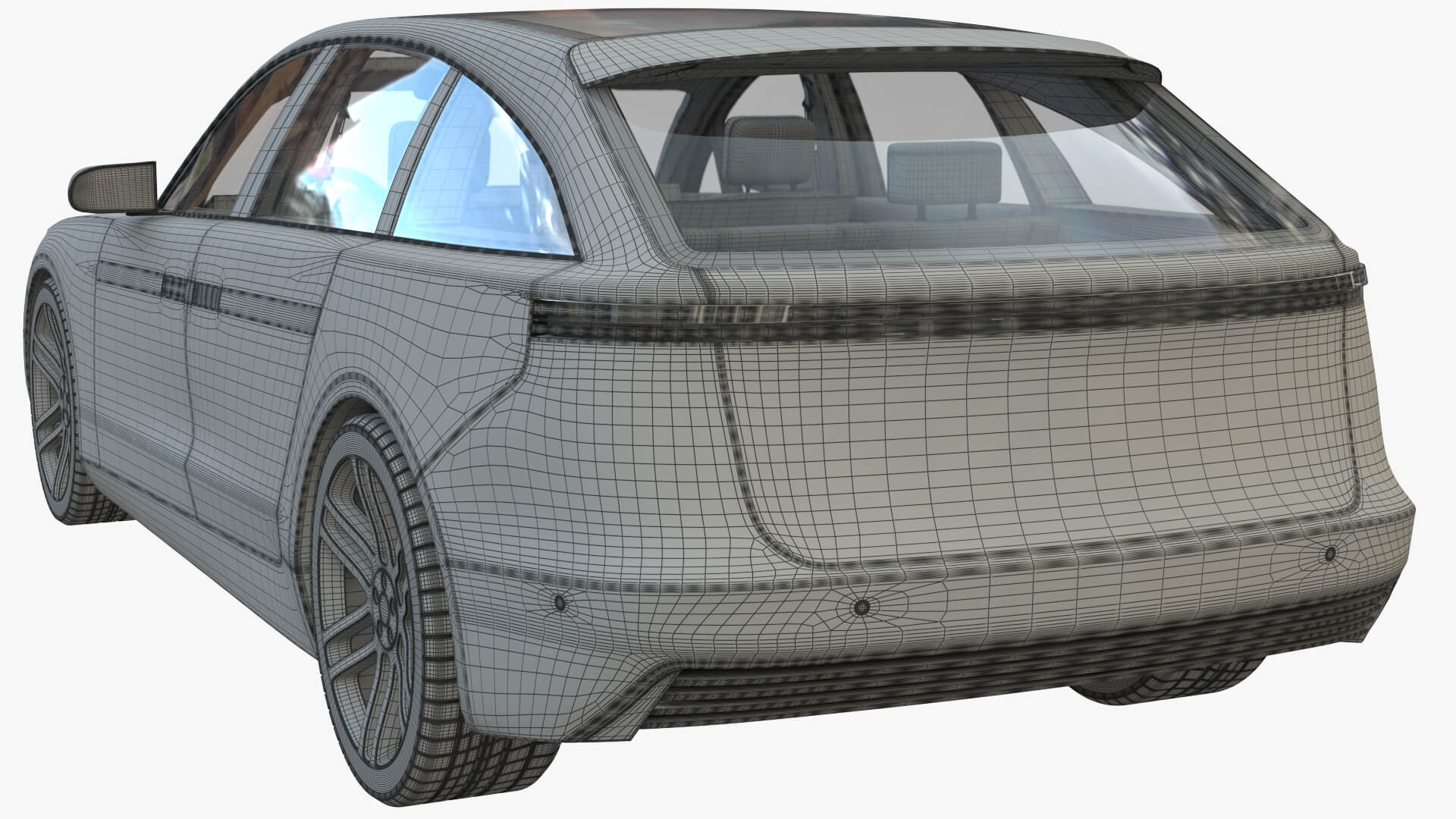 Electric Station Wagon - 3D Model by defost