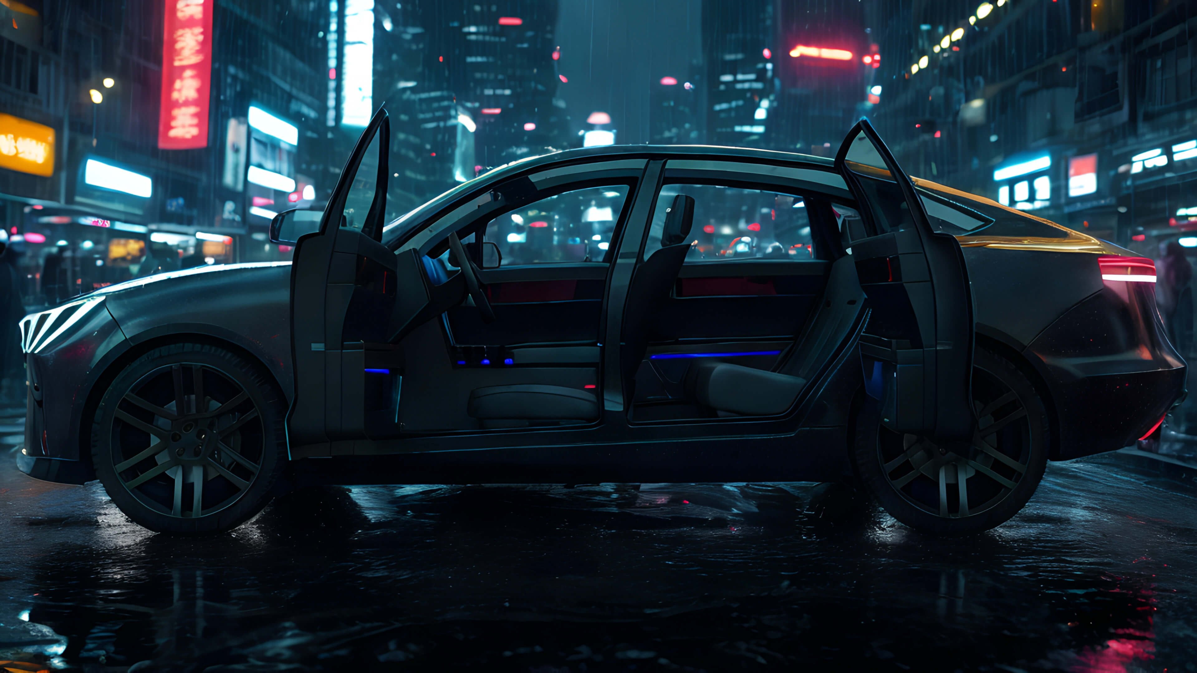 EV SUV Black - 3D Model by defost