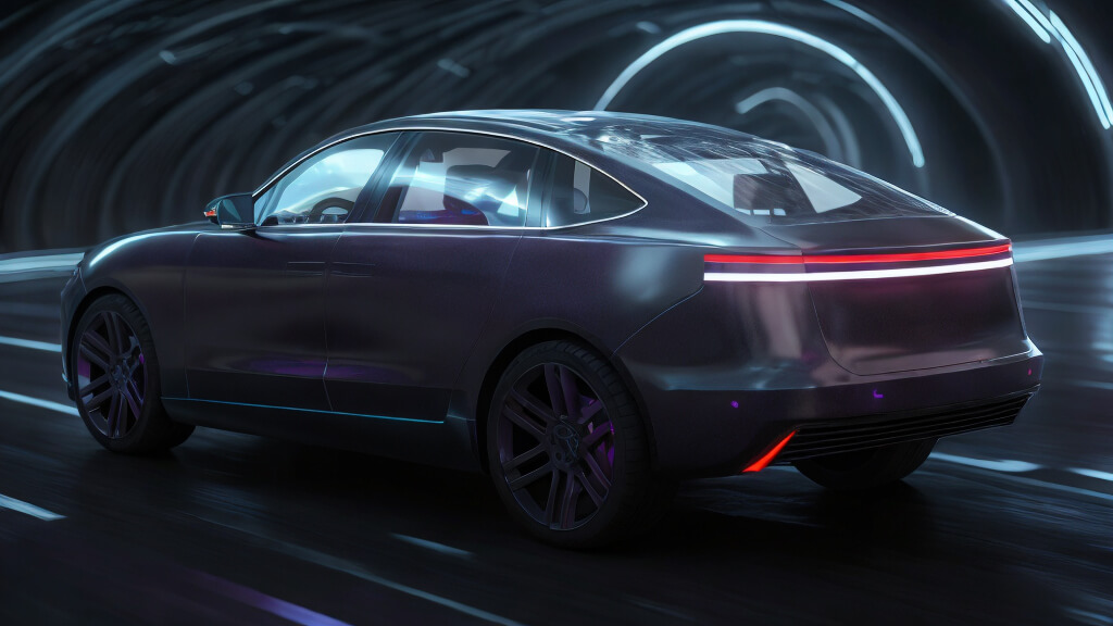 EV SUV Black - 3D Model by defost