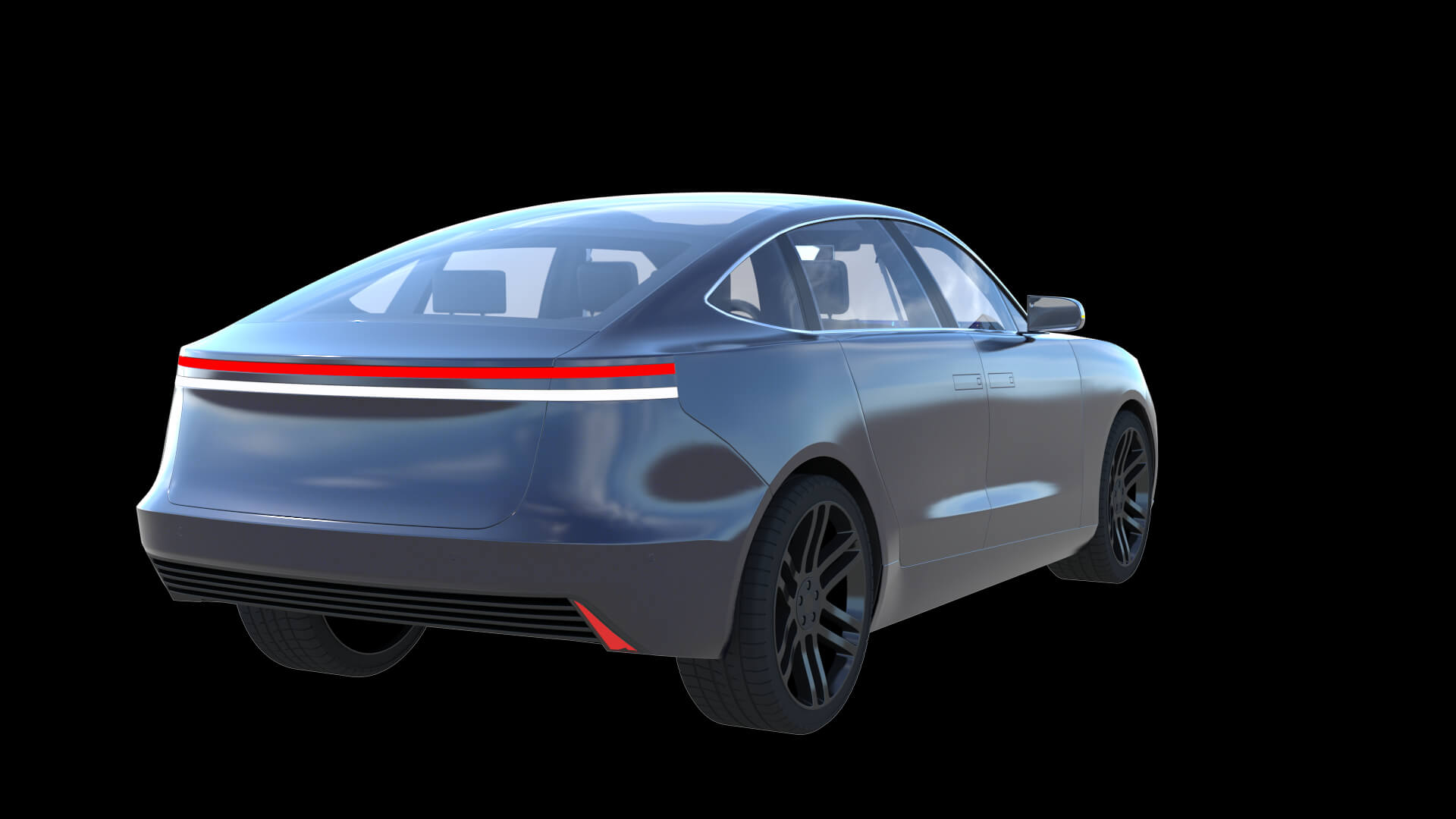 EV SUV Black - 3D Model by defost