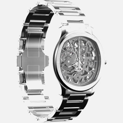 Piaget Polosteel Automatic Skeleton Watch - 3D Model by defost