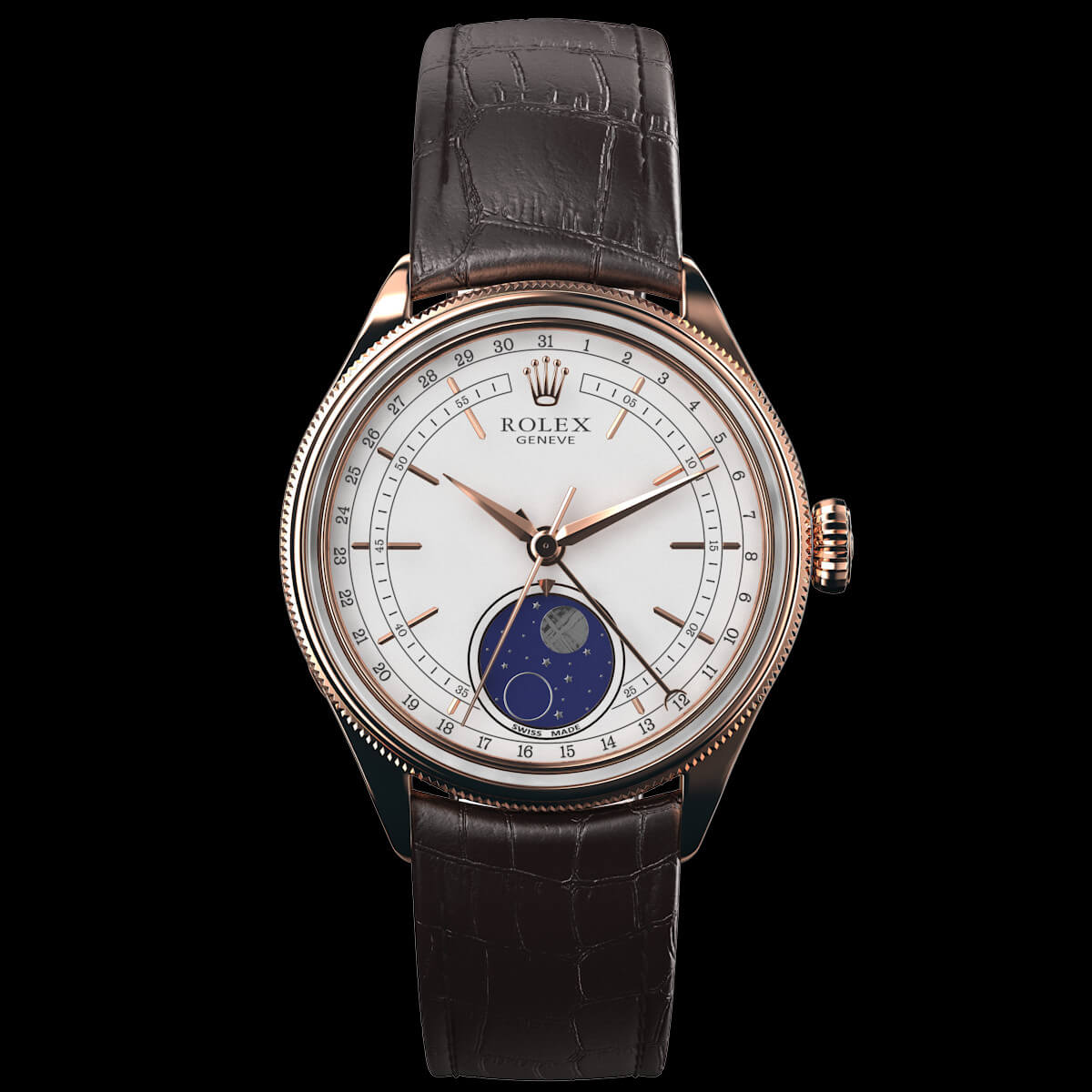 Rolex Cellini Moonphase - 3D Model by defost