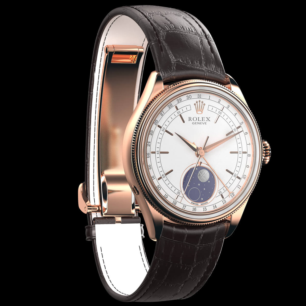 Rolex Cellini Moonphase - 3D Model by defost