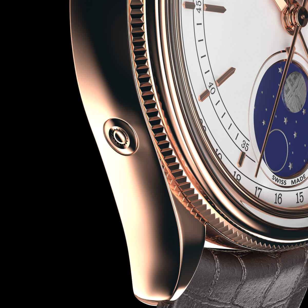 Rolex Cellini Moonphase - 3D Model by defost