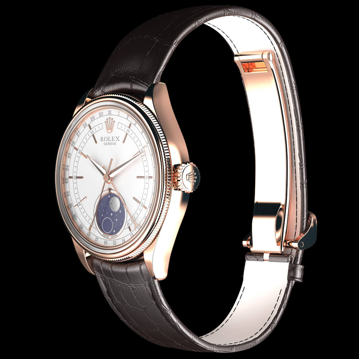 Rolex Cellini Moonphase - 3D Model by defost