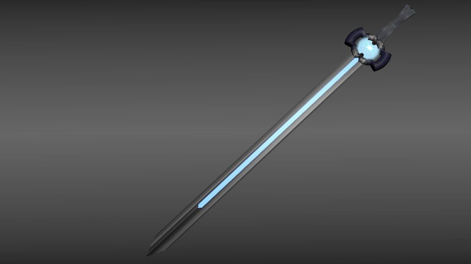 Sword 3D Render, Digital Art by DeJon