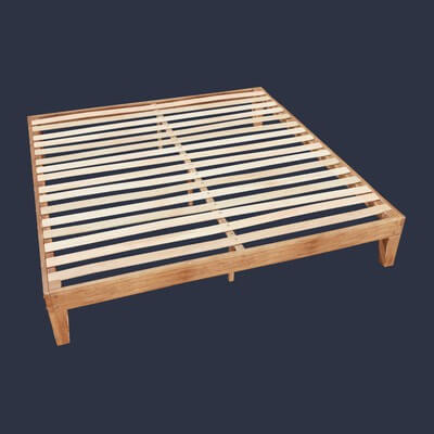 Bed Frame 05a - 3D Model by Dekogon Studios
