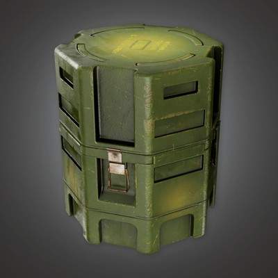 Crime Scenes Evidence Packages and Boxes 3D Model