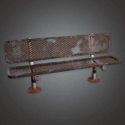 Garden Bench Free 3D Model
