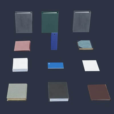 Stationary Set 02a - 3D Model by Dekogon Studios