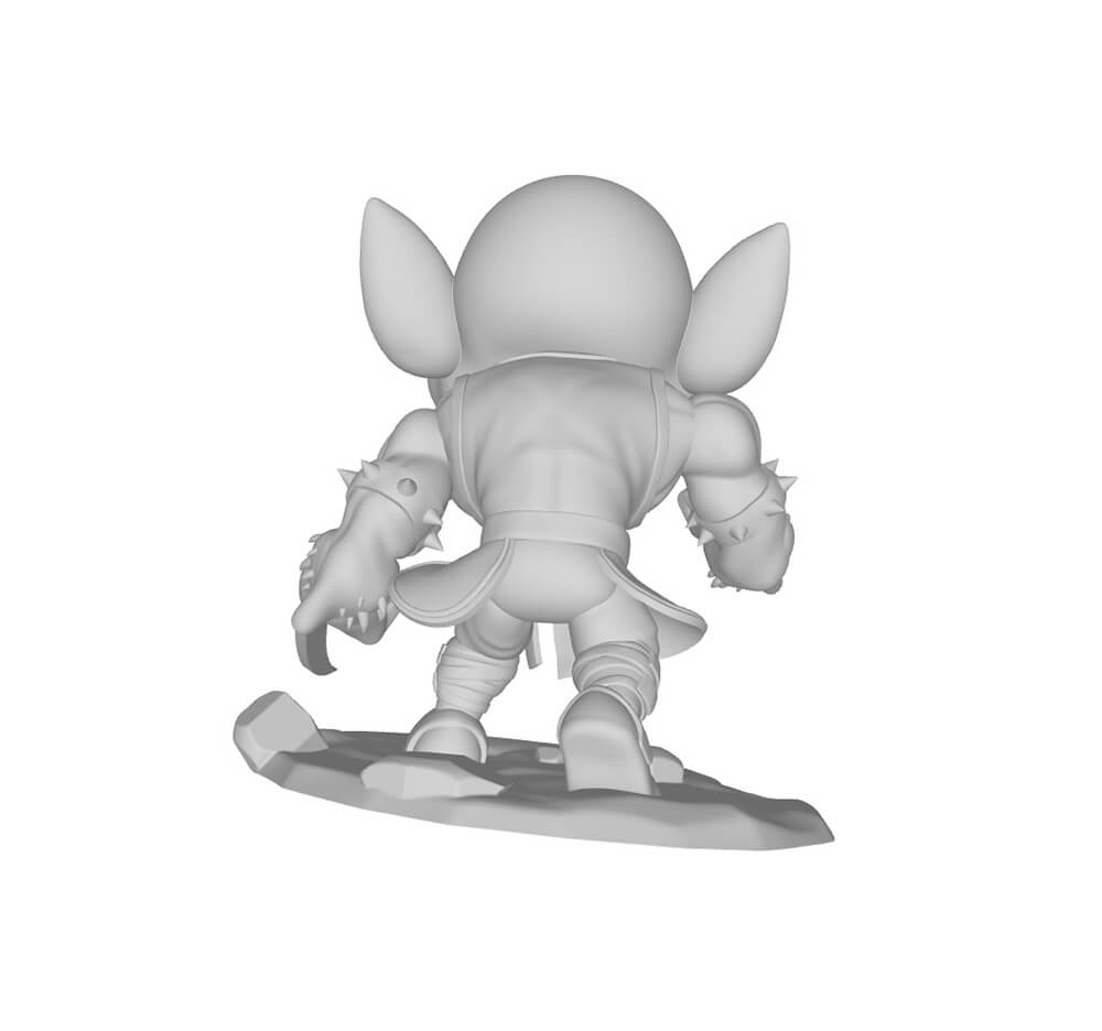 Baraka Chibi Figures - 3D Model by delaneyjackson68