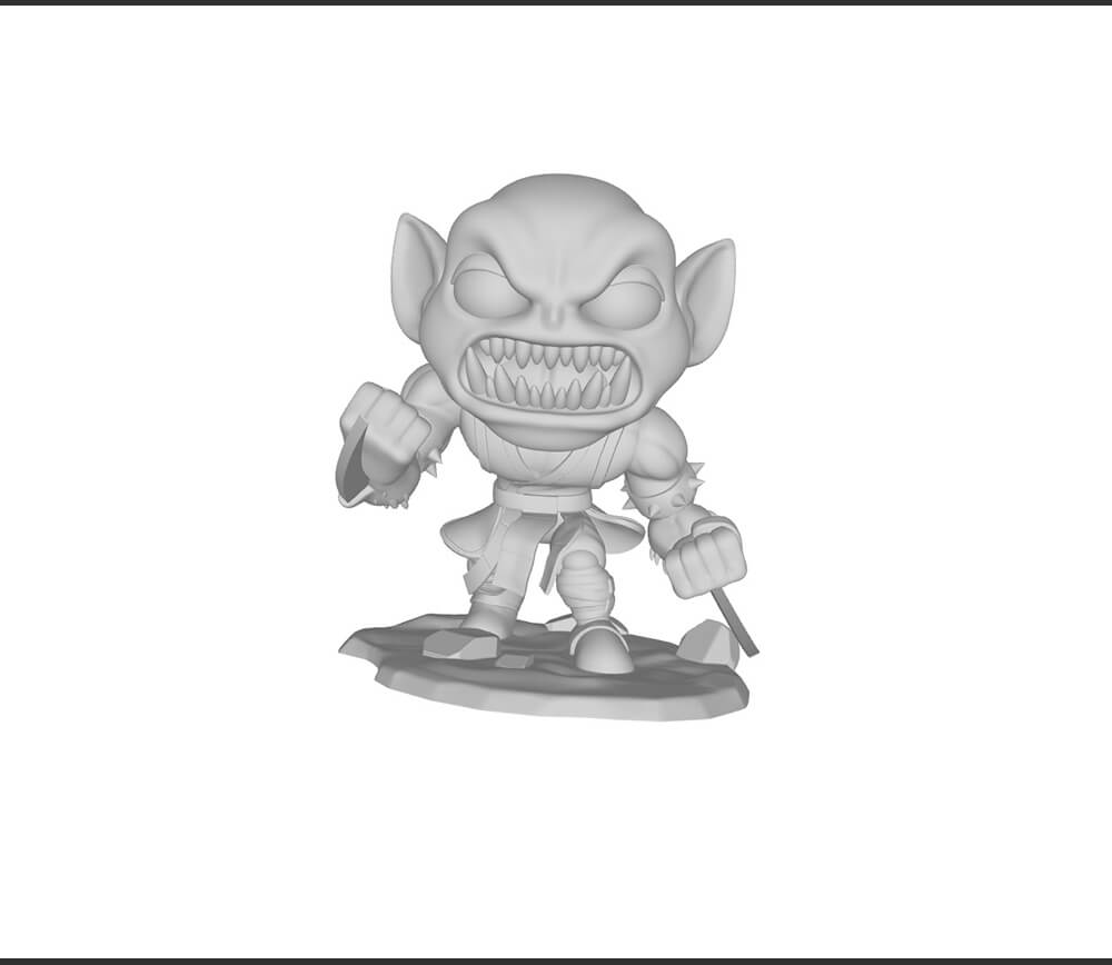 Baraka Chibi Figures - 3D Model by delaneyjackson68