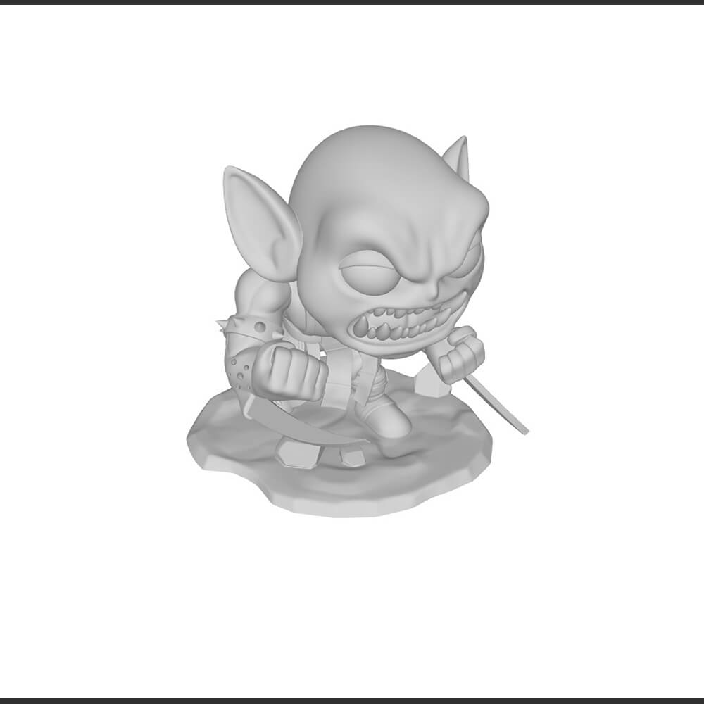 Baraka Chibi Figures - 3D Model by delaneyjackson68