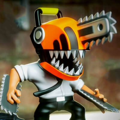 Chainsaw Man Chibi Figures - 3D Model by delaneyjackson68