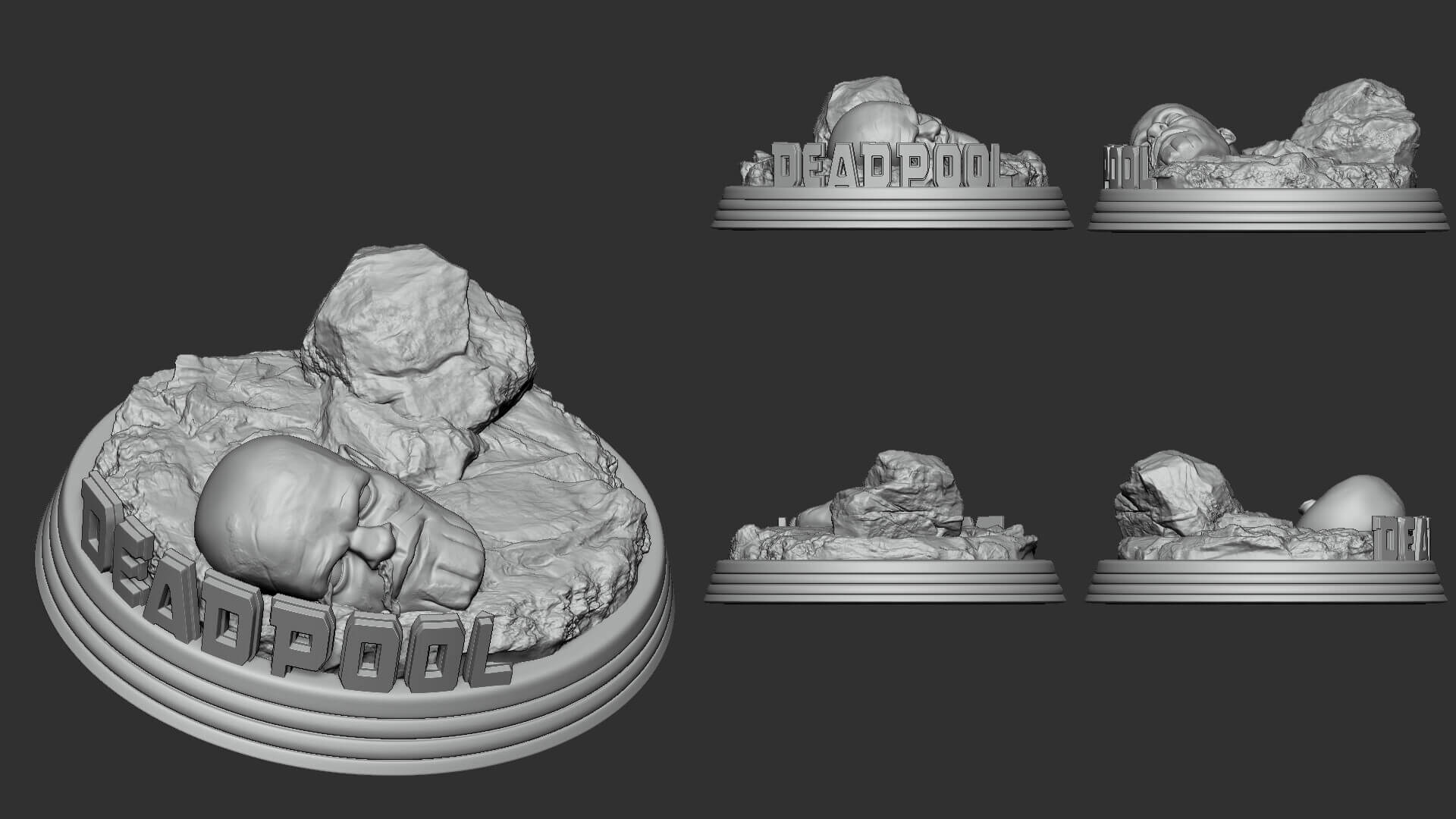 Deadpool Snap Chibi Figures - 3D Print Model by delaneyjackson68