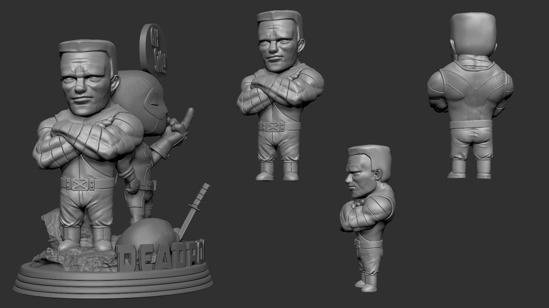 Deadpool Snap Chibi Figures - 3D Print Model by delaneyjackson68