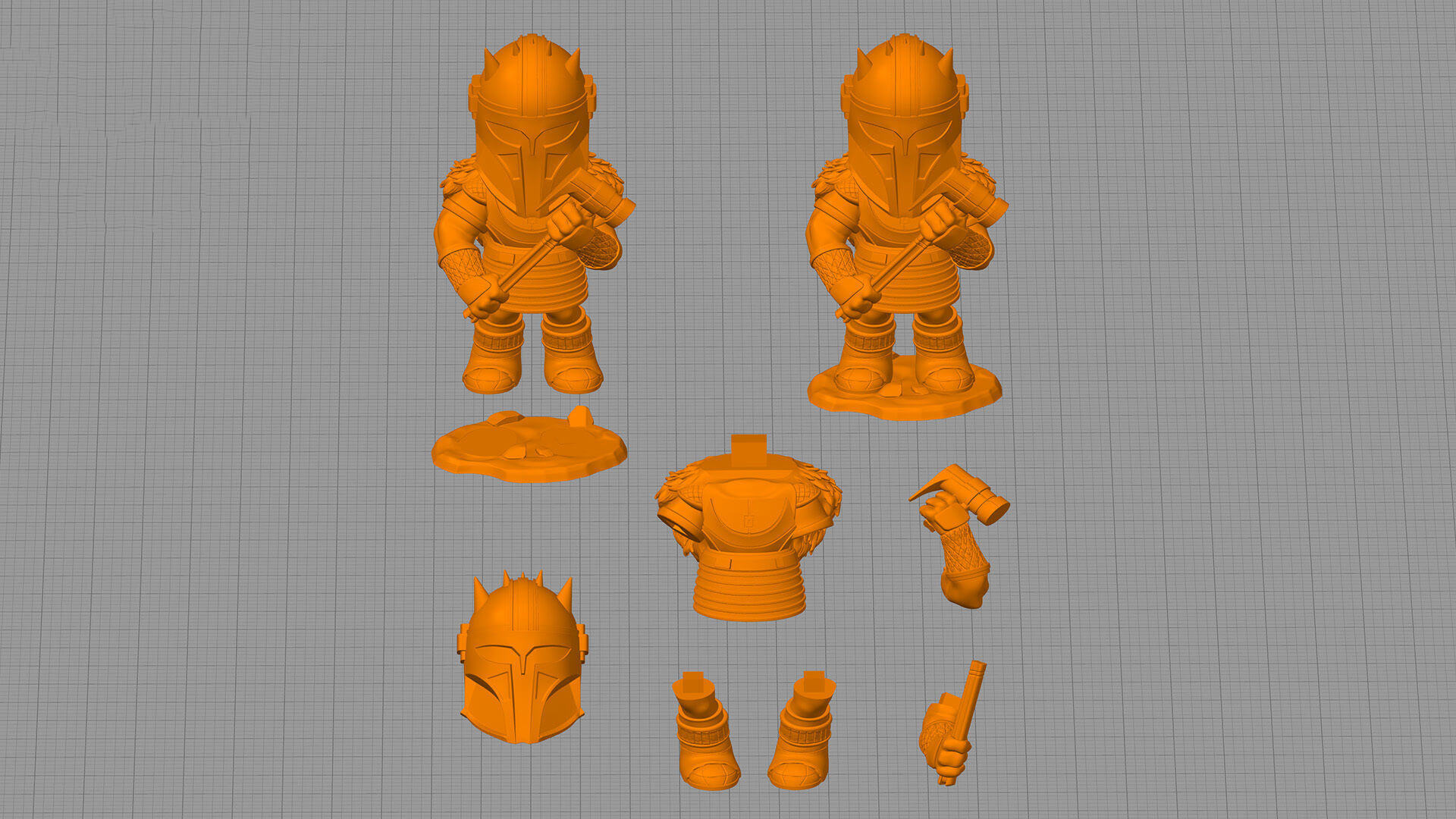 The Armorer Figures - 3D Model by delaneyjackson68