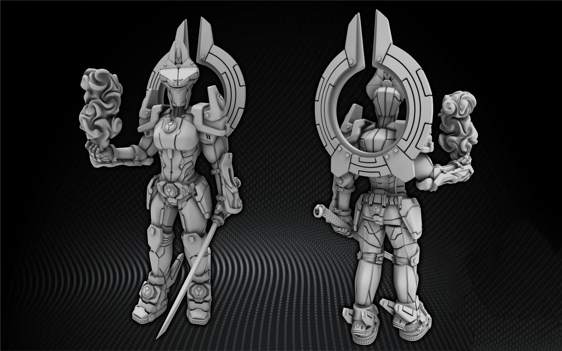 Warhammer 3D Figures by delaneyjackson68