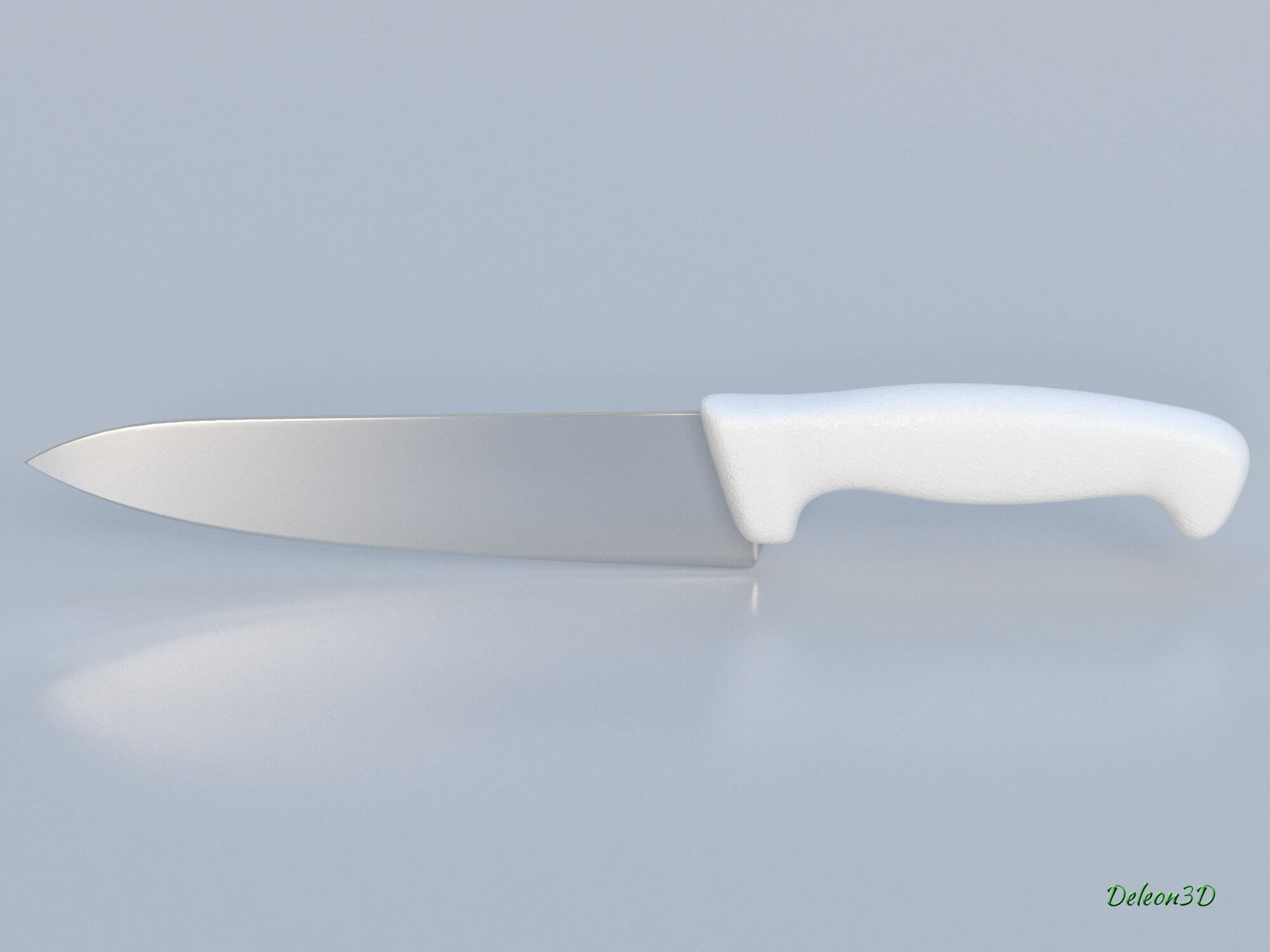 Kitchen Knife - 3D Model by deleon3d