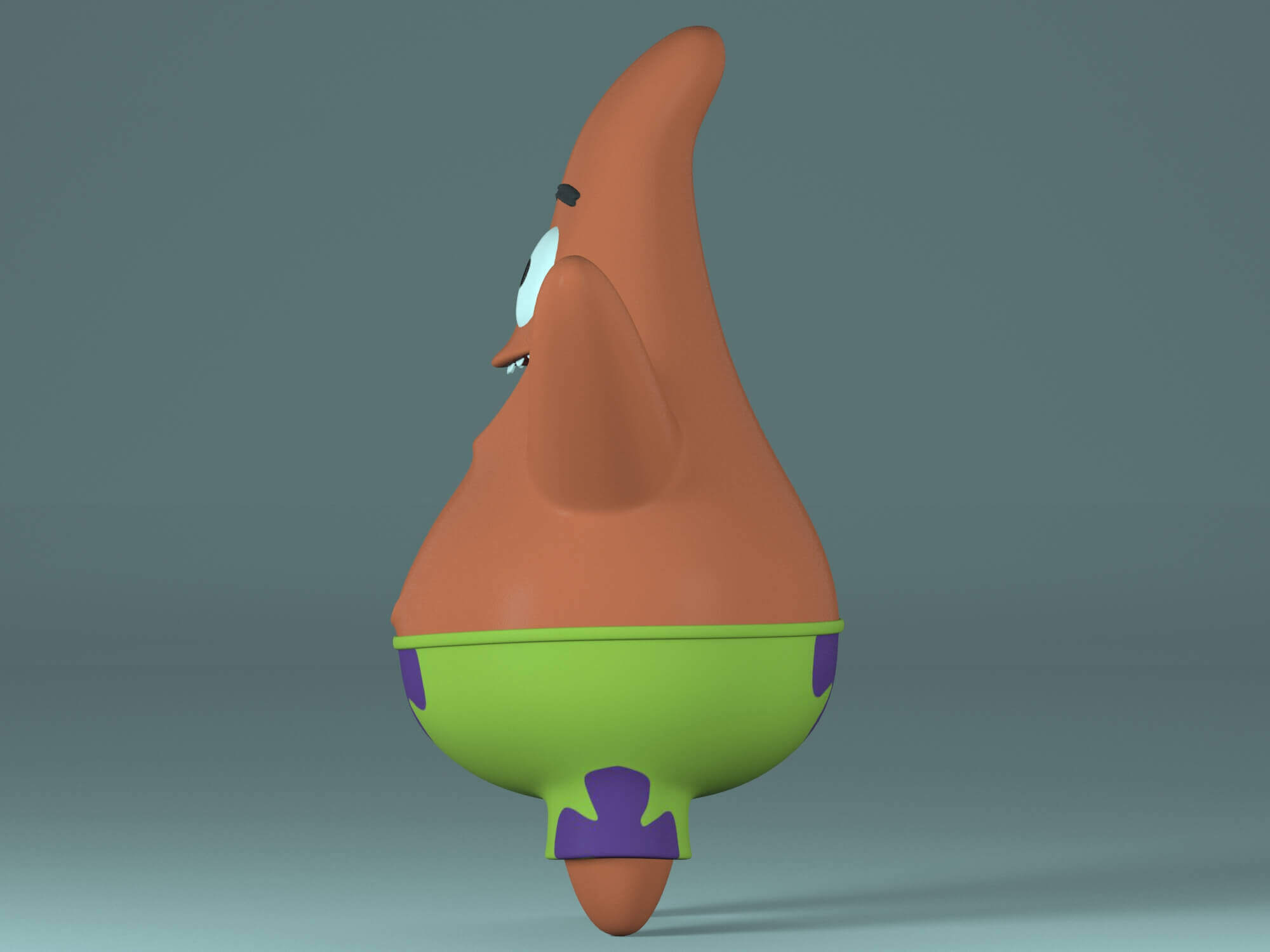 Patrick Star - 3D Model by deleon3d