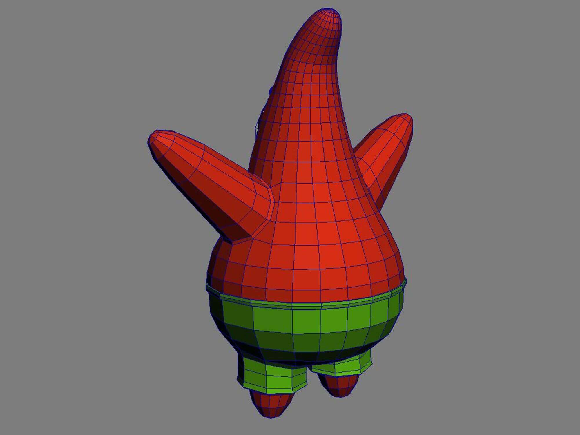 Patrick Star - 3D Model by deleon3d